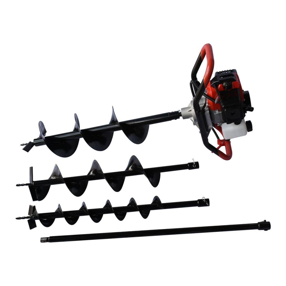 Motoperforador Swedish Husky Power 52CC 3 Barrenos y Extensión de 90 CM ...